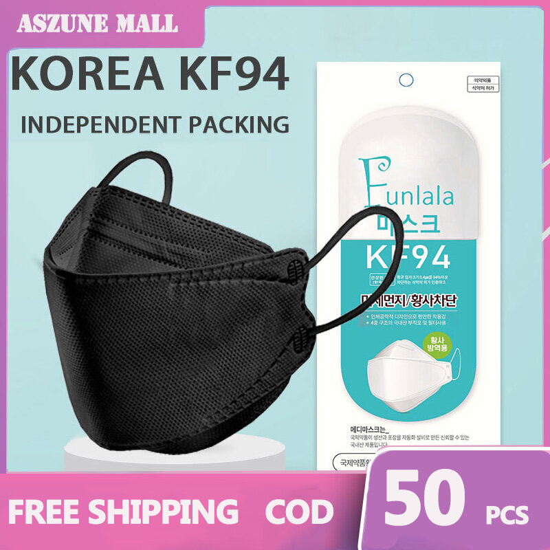 KF94 Mask 100pcs Original 4PLY kf94 mask KF94 Korea Earloop Headloop 4 ...