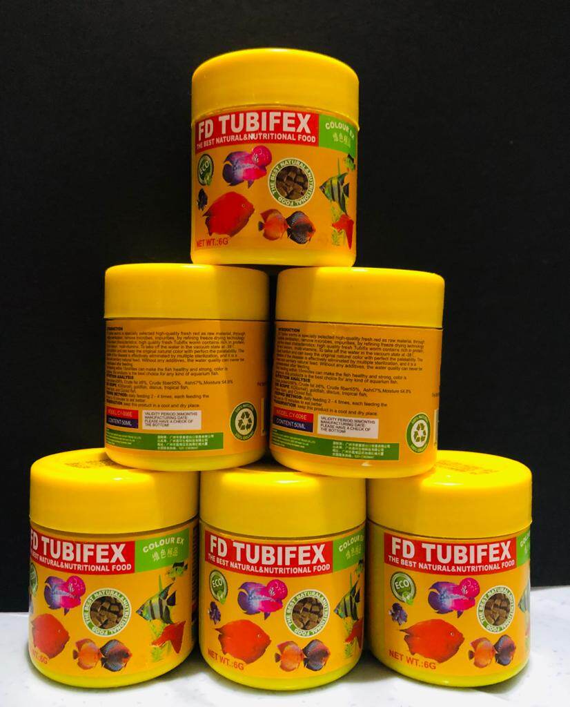 FD TUBIFEX WORMS / 细管虫 / CACING TUBIFEX (6G) | Lazada