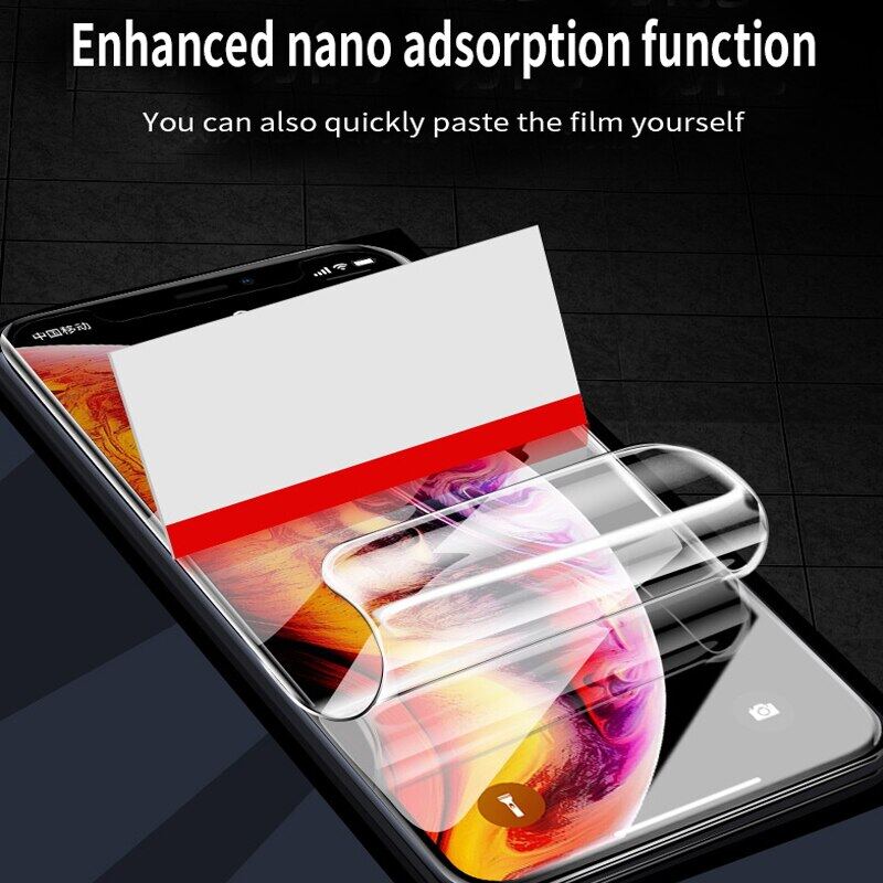 2ชิ้นฟิล์มซิลิโคนไฮโดรเจลสำหรับ ZTE Nubia Z18 Z17 Z11 Minis Z17s M2 Lite Mars ด้านหน้าคลุม ...