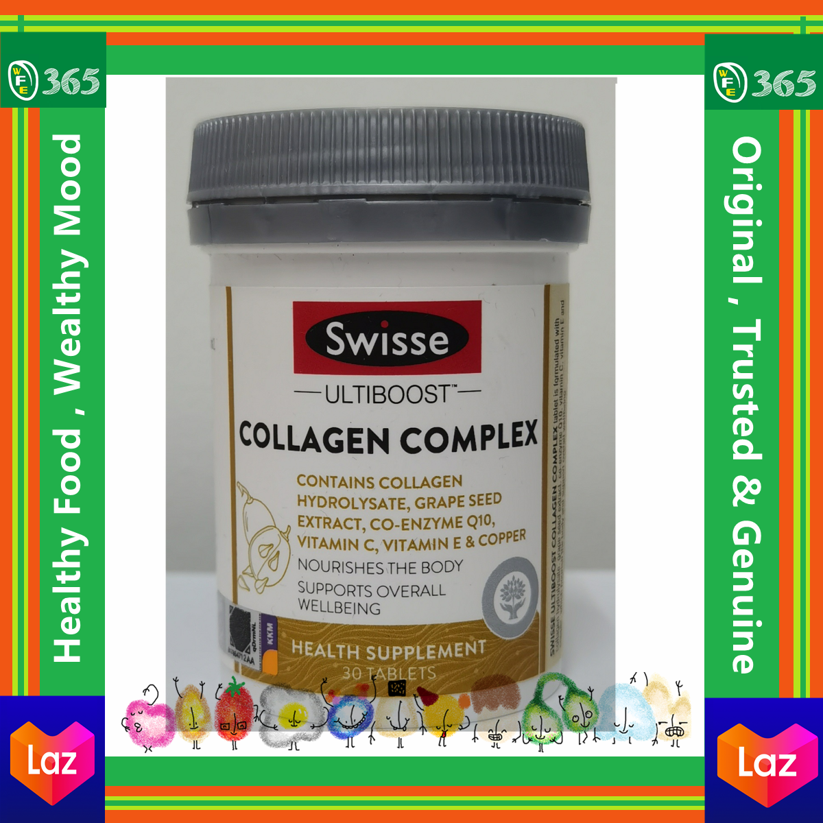Swisse Ultiboost Collagen Complex 30 Tabs | Lazada