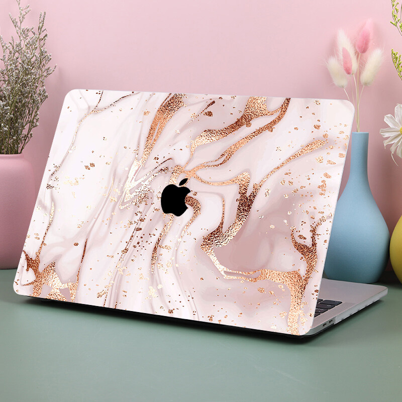 HD Color Pink Marble Laptop hard Matte Cases for Macbook Pro 13 Air M1 ...