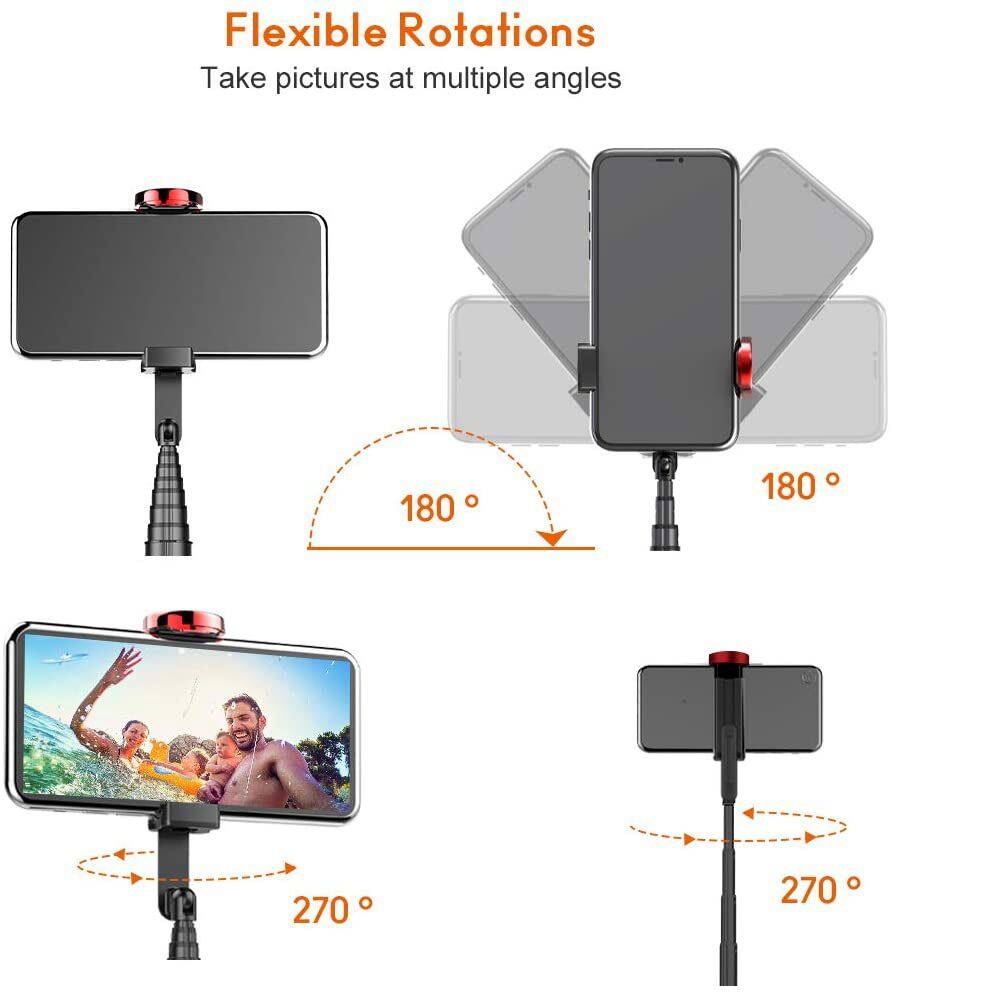 3 In 1 Selfie Stick Tripod Rechargeable Bluetooth Mobile Phone Holder ...