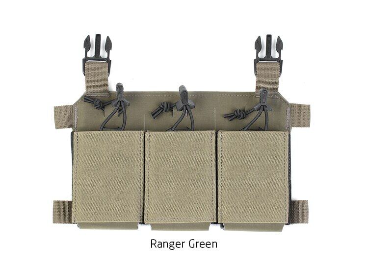 PEW TACTICAL HSP STYLE THORAX TRIPLE MAG PLACARD 556 762 545 Front Flap ...