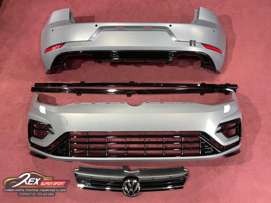 VW Volkswagen Golf MK7 Bodykit Set Upgrade To MK7.5 R Advance Bumper ...