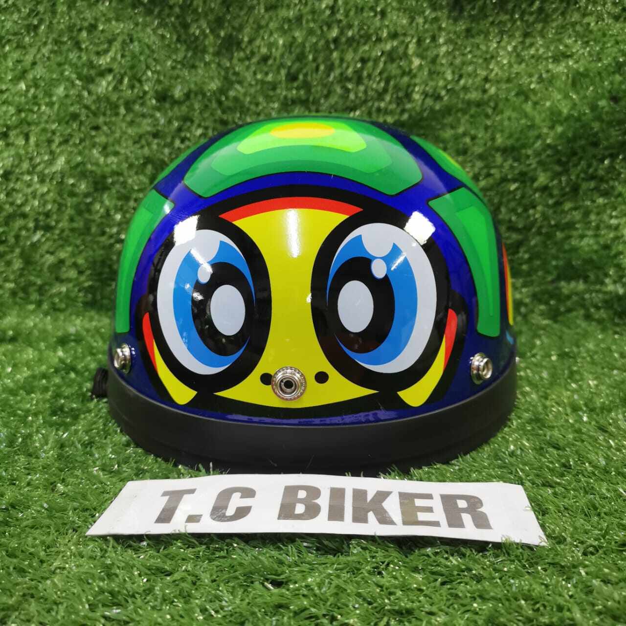 MHR HELMET HALF CUT HELMET TURTLE HELMET KURA-KURA TOPI SEPARUH | Lazada