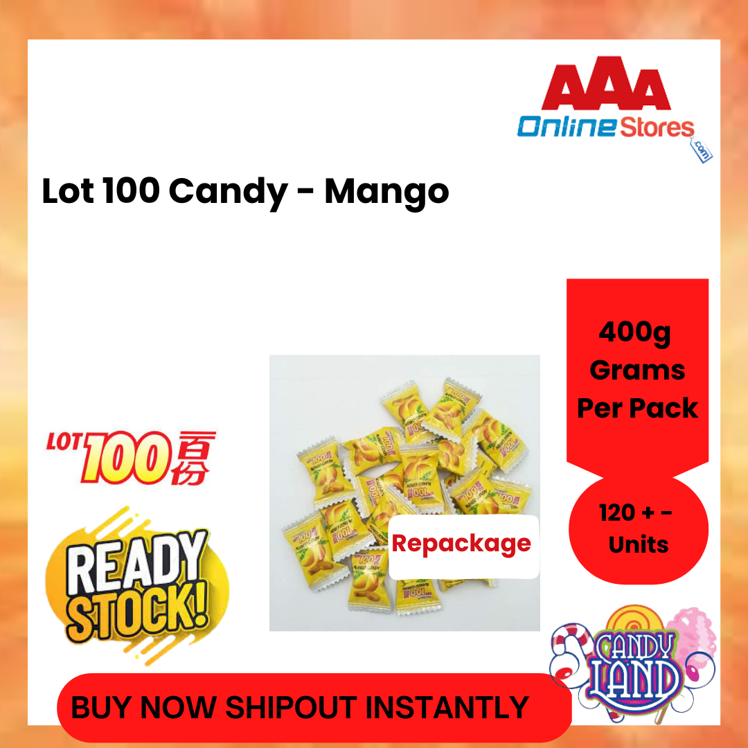 [AA Grocer] Cocoaland LOT 100 MANGO CANDY | Lazada