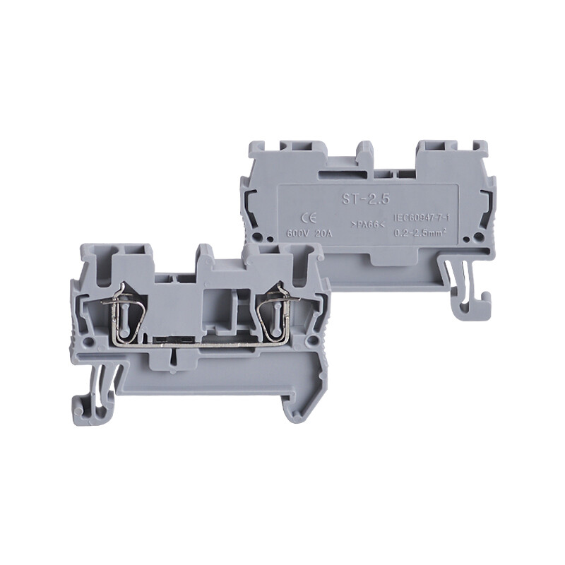10Pcs ST-2.5 Wire Connectors Return Pull Spring Wiring Din Rail ...