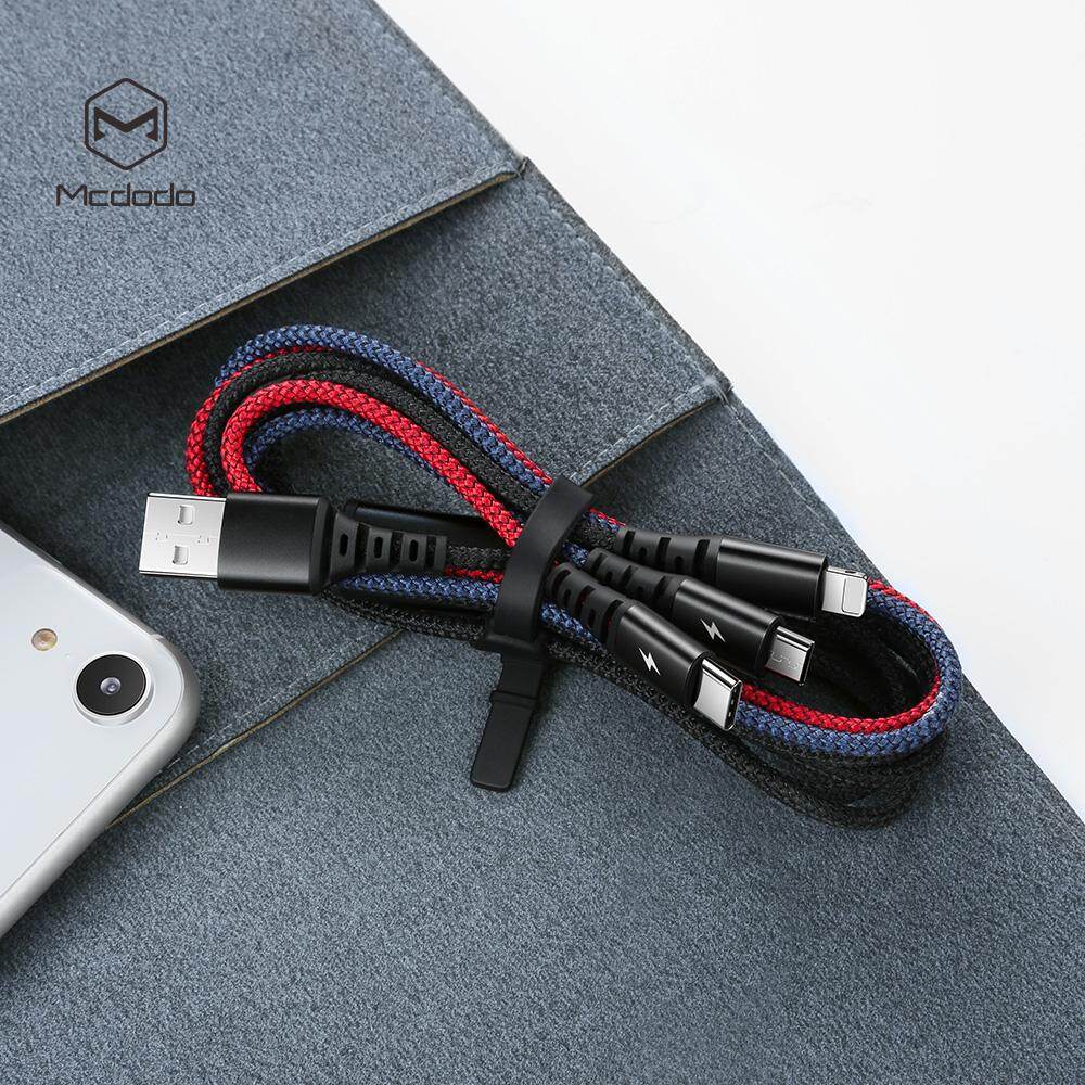 Mcdodo 4 In 1 สายUSBสำหรับMicro USB Type Cสายชาร์จสำหรับiPhone Xs Max ...