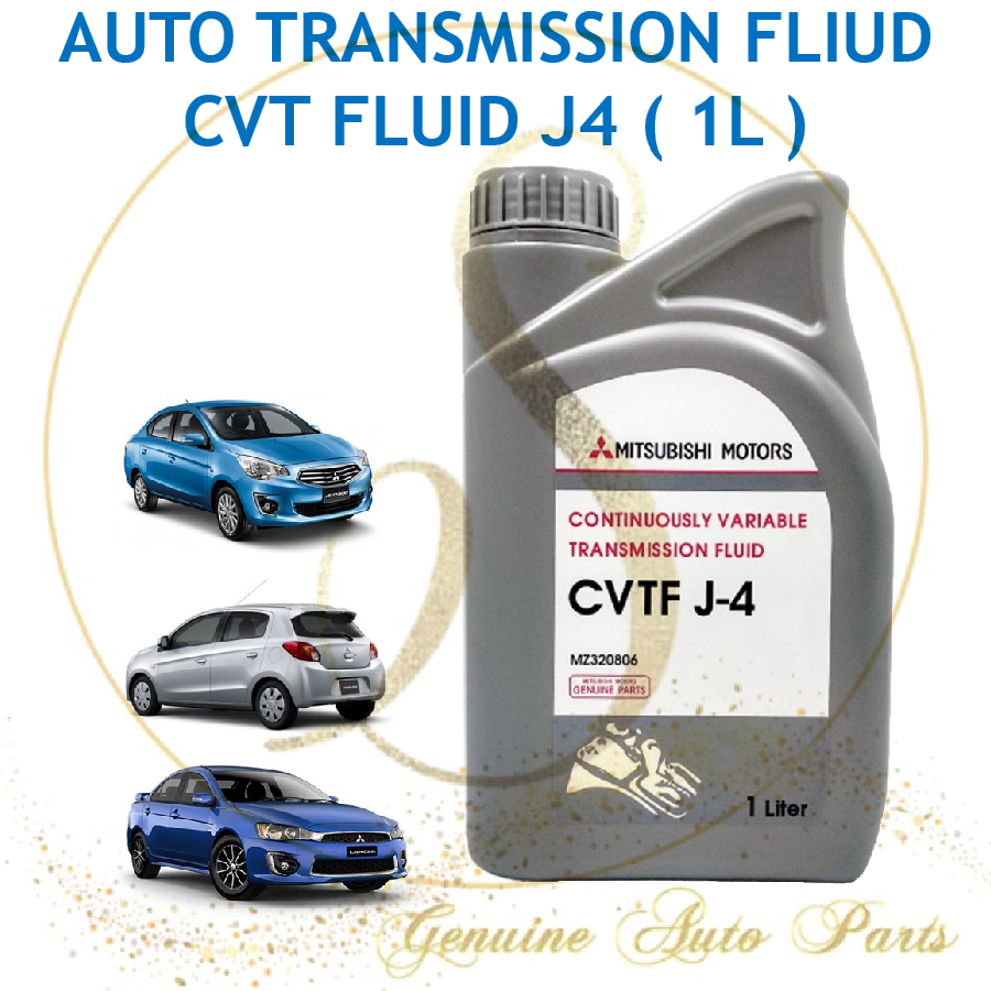 (100% ORIGINAL) Mitsubishi ATF CVT J4 J 4 Auto Transmission Fluid 1L ...