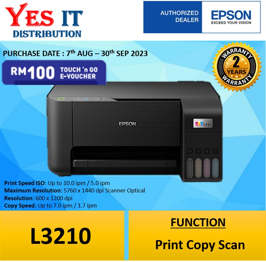 Epson EcoTank L3210 / L3216 A4 All-in-One Ink Tank Printer | Lazada