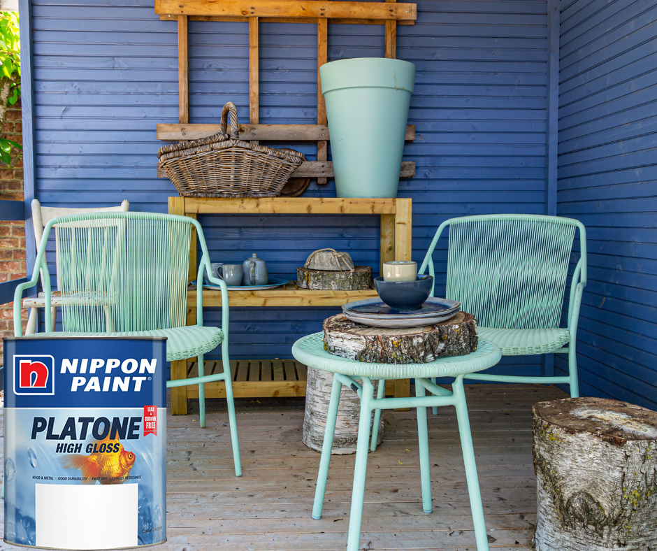 CAT UNTUK KAYU & BESI / CAT BERWARNA // Nippon Paint Platone High Gloss ...
