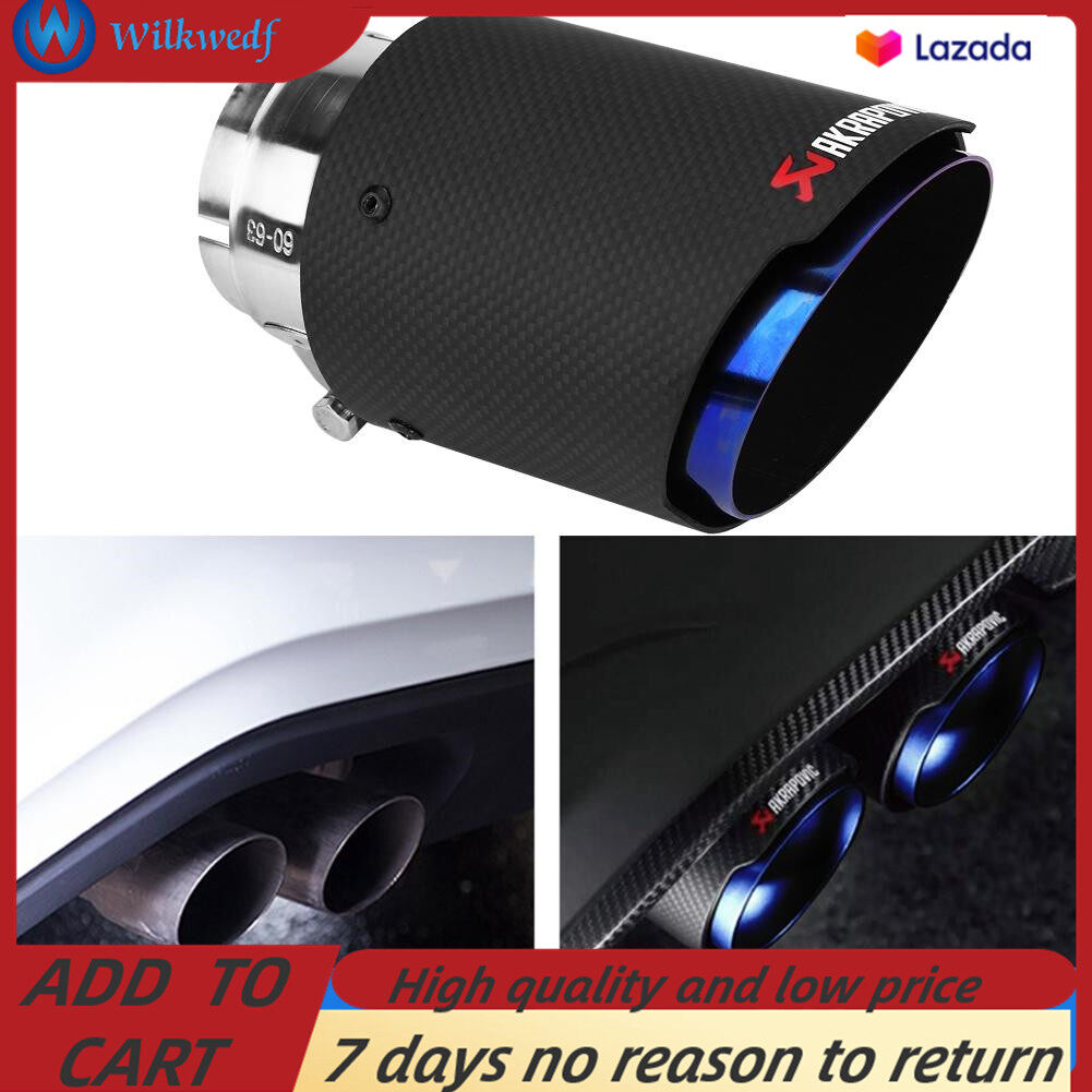 ดีลสุดร้อนแรงคาร์บอนไฟเบอร์สไตล์รถท่อไอเสีย Muffler End ปลายท่อไอเสีย ...