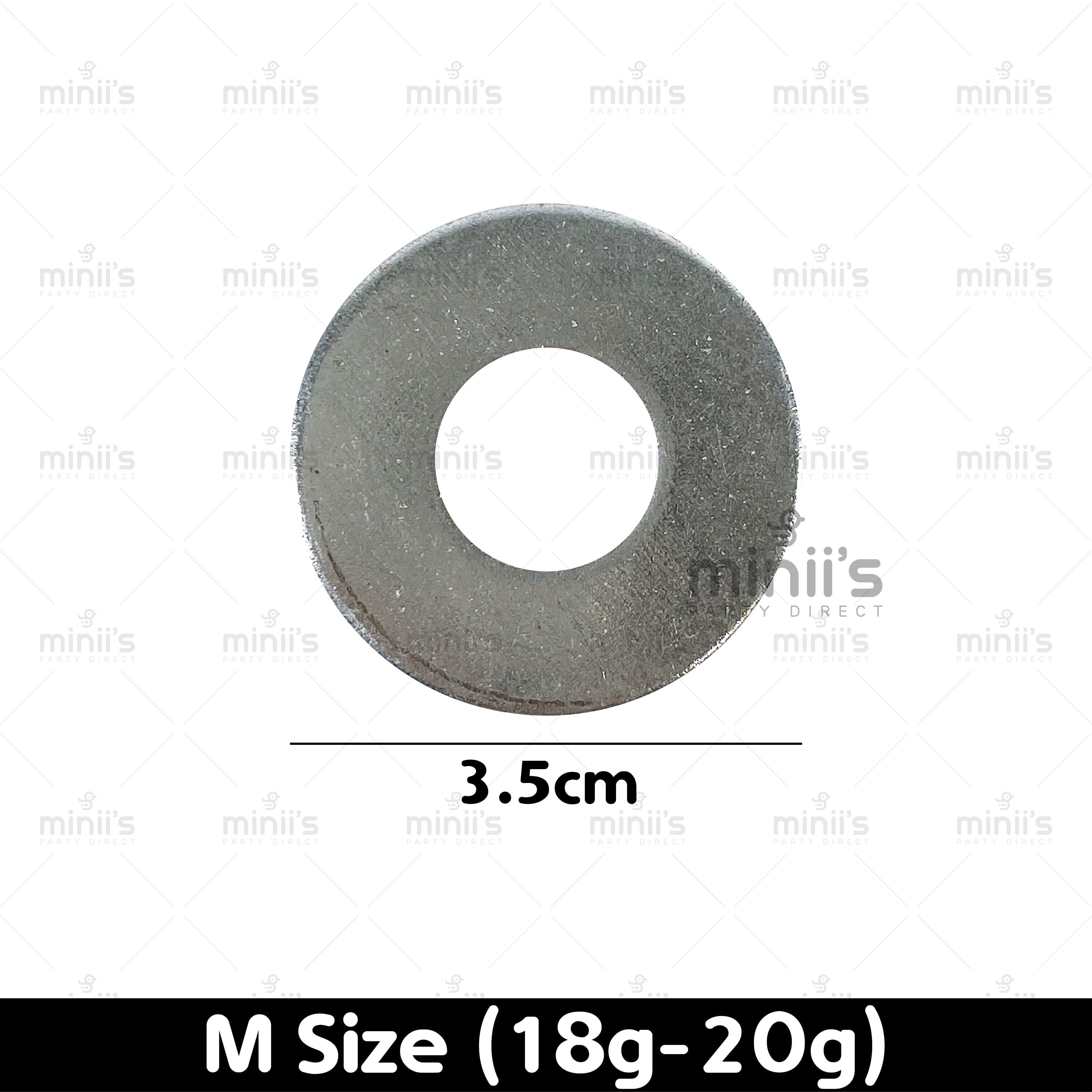 Miniis 1pcs Round Metal Helium Balloons Weights Ring for Balloon ...