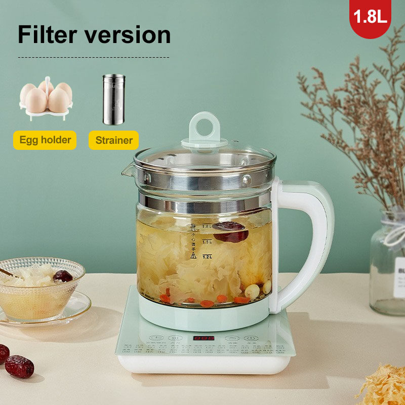 Health kettle home multi-functional insulation boiling tea ware glass ...