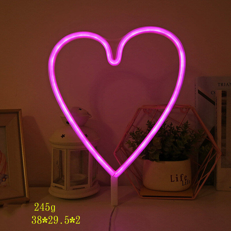 90 Styles LED Neon Night Light LED Cloud Lightning Christmas tree Neon ...