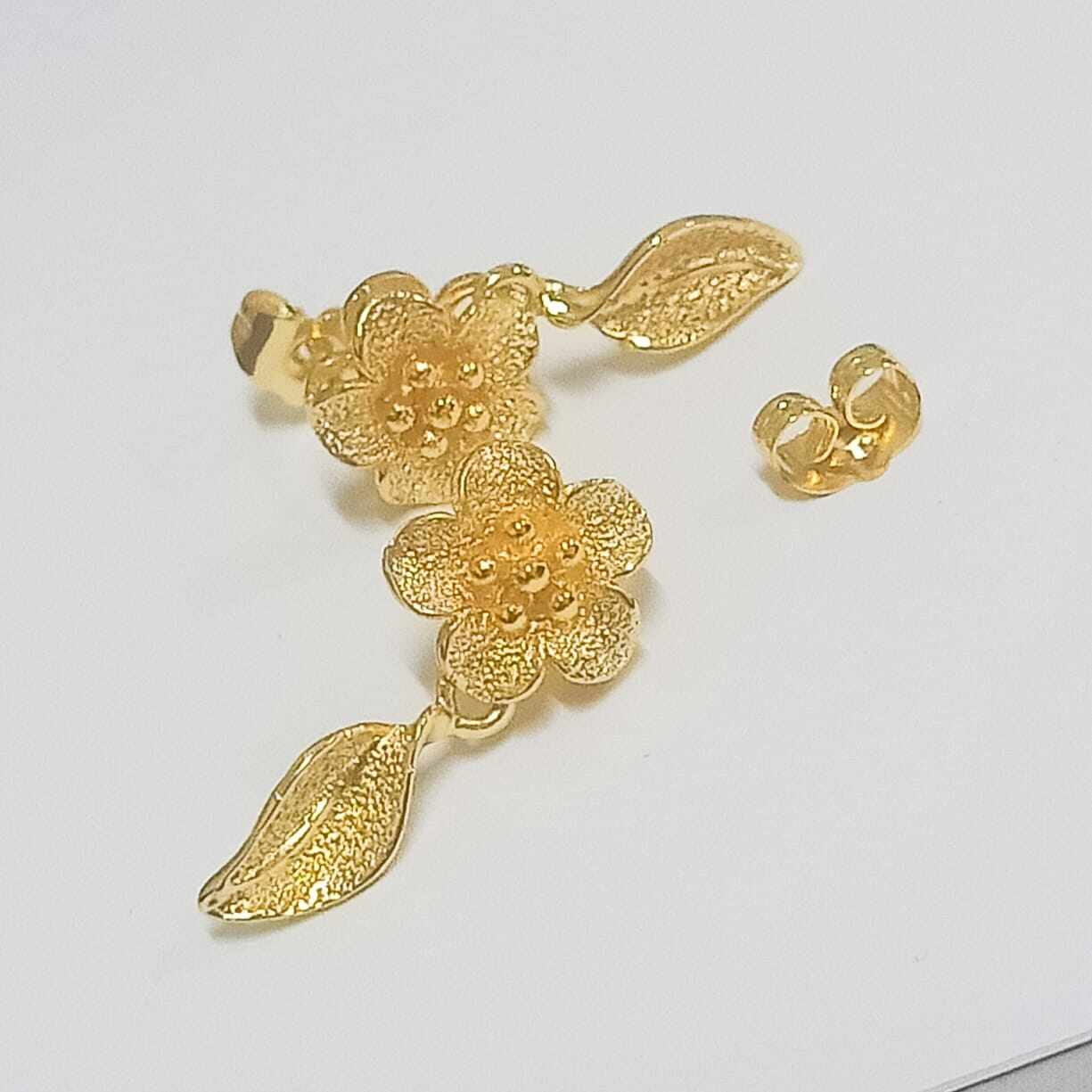 Earring Subang Emas Korea 24k GOLD PLATED | Lazada