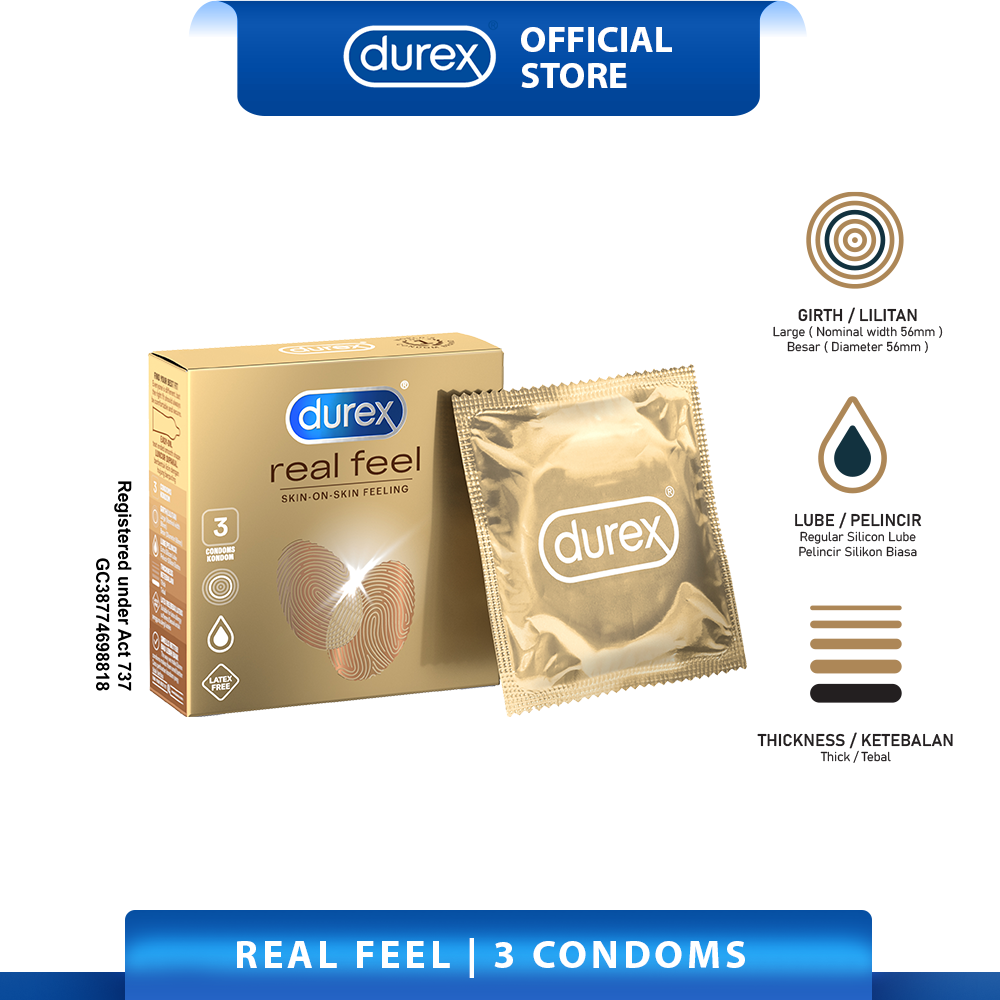 Durex Condoms 3's (all variant) | Lazada