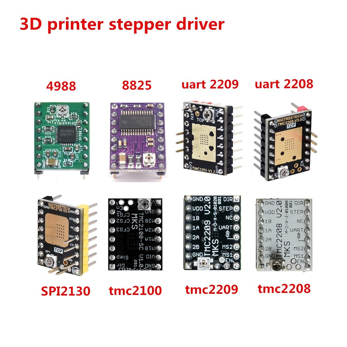 TMC2208 TMC2100 TMC2209 TMC2130 DRV8825 A4988 Stepper Motor Driver Uart ...