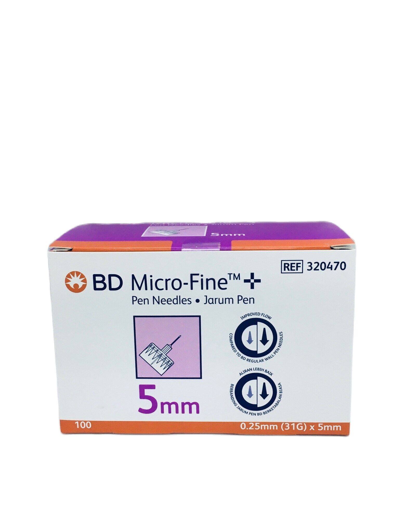 BD Micro-Fine Pen Needles (Purple) 5mm 100s | Lazada