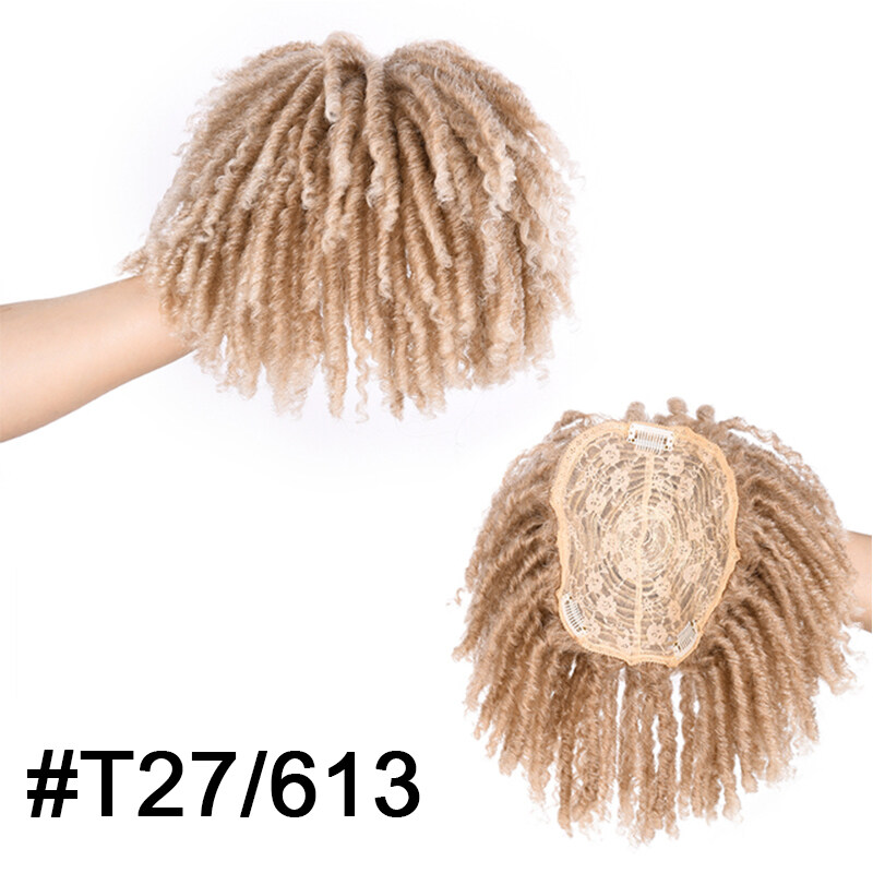 Men Dreadlocks Toupee Wigs Sof Synthetic Closure Wig Handmade Dread ...