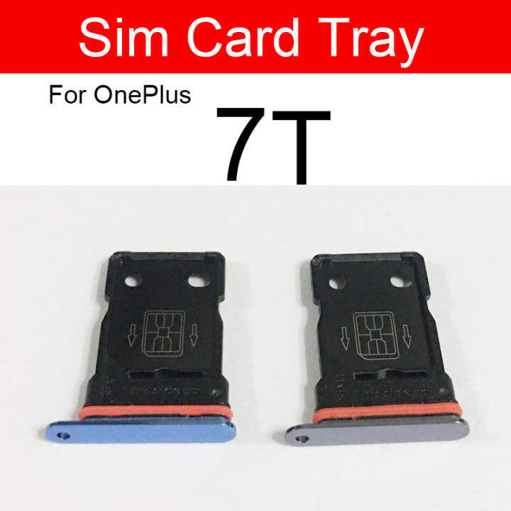 Sim Card Tray Holder For Oneplus 6 6T 7 7T Pro Sim Slot Socket SD Card ...