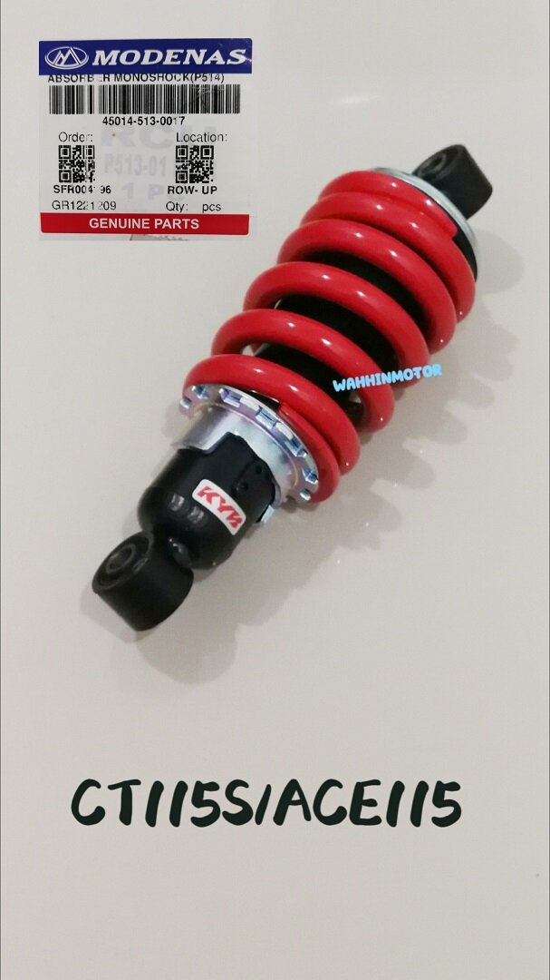 MODENAS ACE115 CT115S KYB REAR ABSORBER MONOSHOCK MONO - 100% ORIGINAL ...