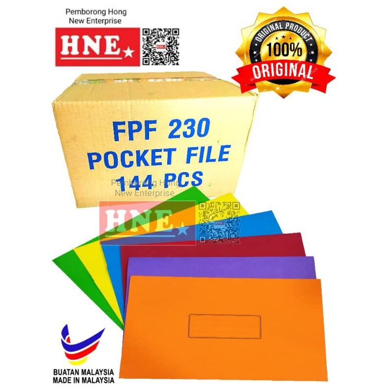 Manila Pocket File / Fail Kertas / Manila Document Holder - 1Pc | Lazada