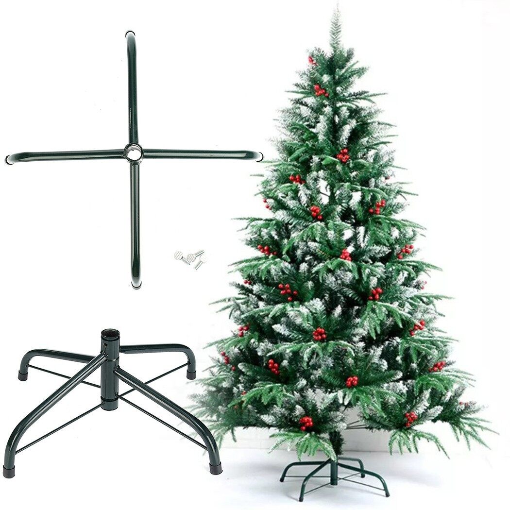 6ft 35cm Metal Christmas Tree Bracket Bracket Foldable Base Casting ...