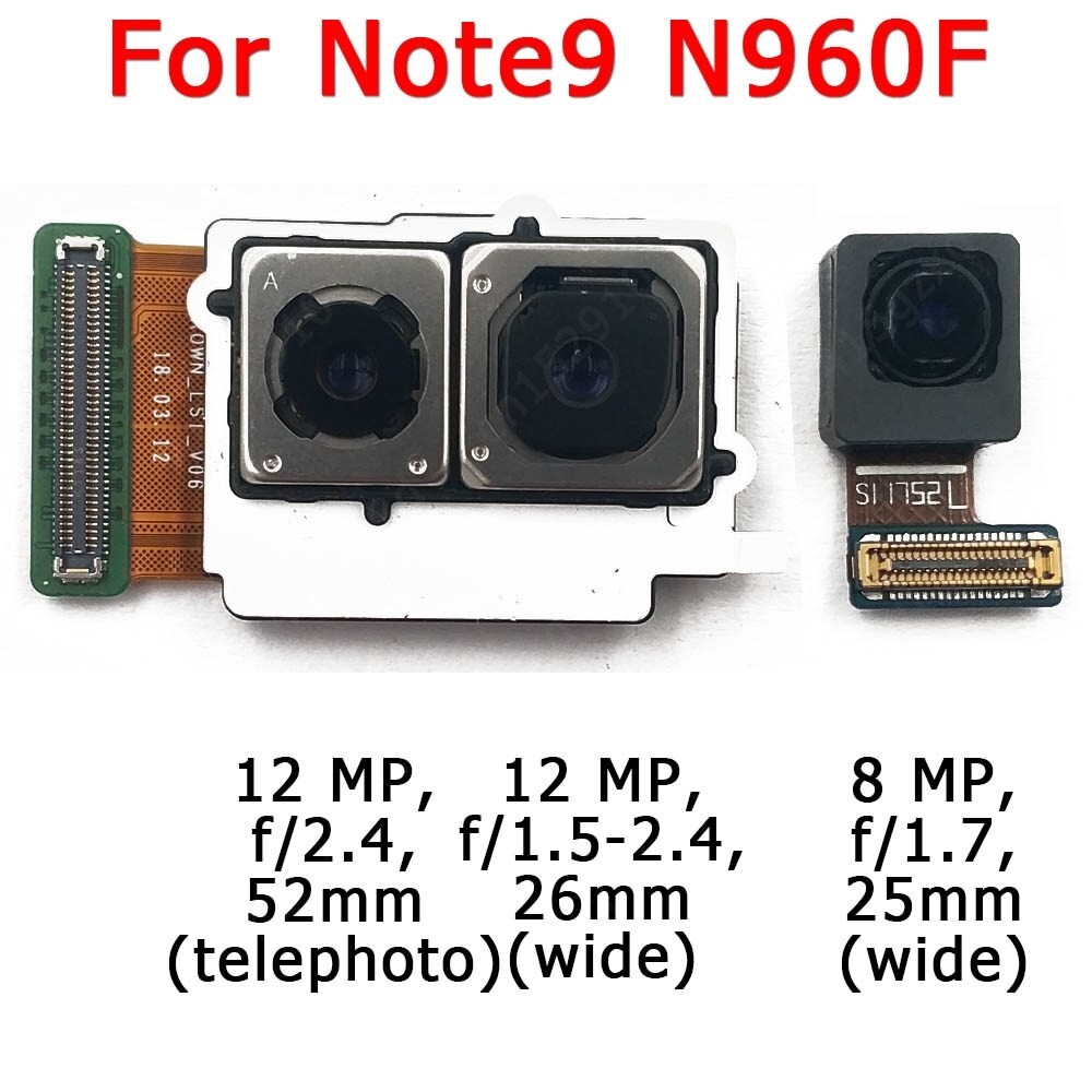 กล้องหน้าหลังของแท้คุณภาพสูงสำหรับ Samsung Galaxy Note 10 Plus Lite 9 8 ...