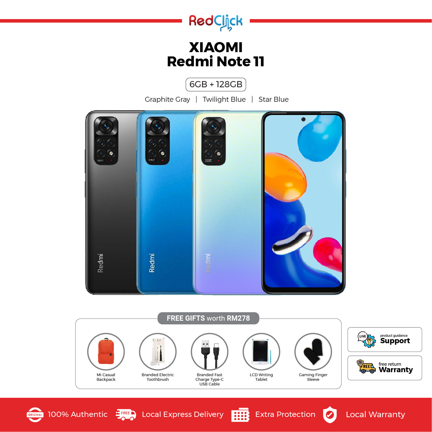 Xiaomi Redmi Note 11 4G Price in Malaysia & Specs - RM325 | TechNave