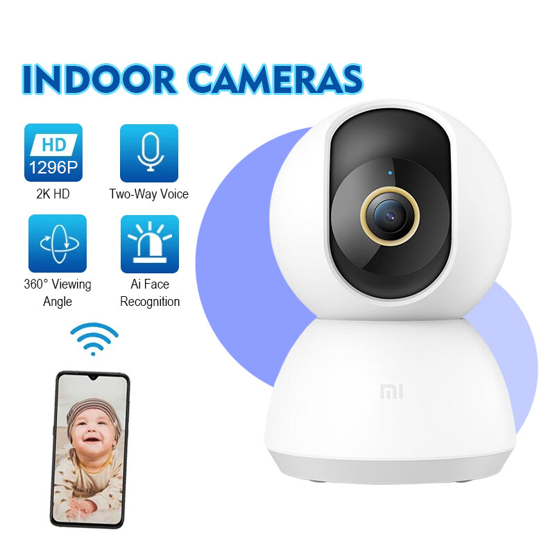 Xiaomi PTZ Camera 2K 1296P HD Wifi Smart Camera CCTV 360° Night Vision ...