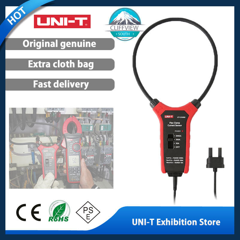 UNI-T UT-CS09D 3000A AC Current ยืดหยุ่น Clamp Meter Flex Clamp Sensor ...