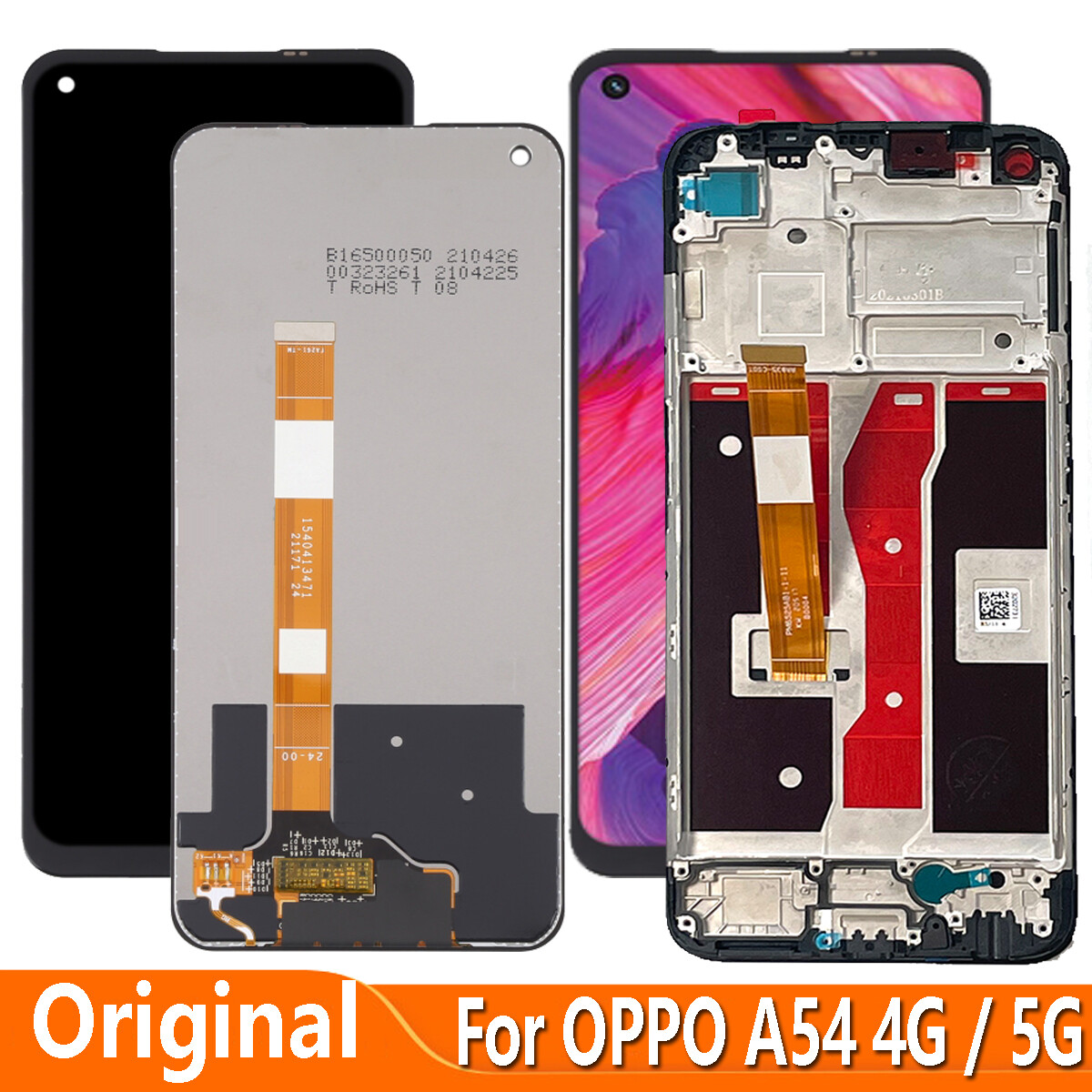 ของแท้สำหรับ OPPO A54 CPH2239 CPH2195จอแสดงผล LCD หน้าจอสัมผัสชิ้นส่วน ...