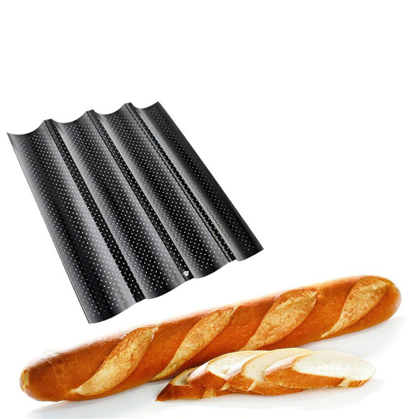 IH French Bread Baking Mold Bread Wave Baking Tray Practical Cake ...