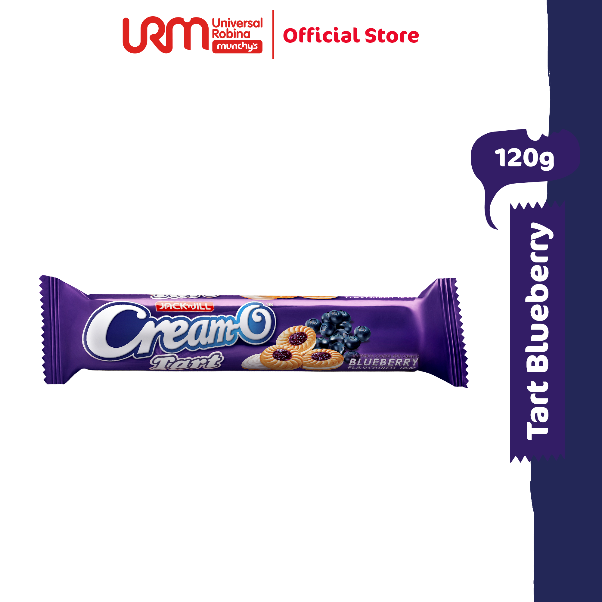 Jack ‘n Jill Cream-O Tart - Blueberry (120g) | Lazada