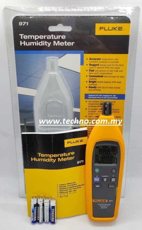 FLUKE 971 TEMPERATURE HUMIDITY METER | Lazada