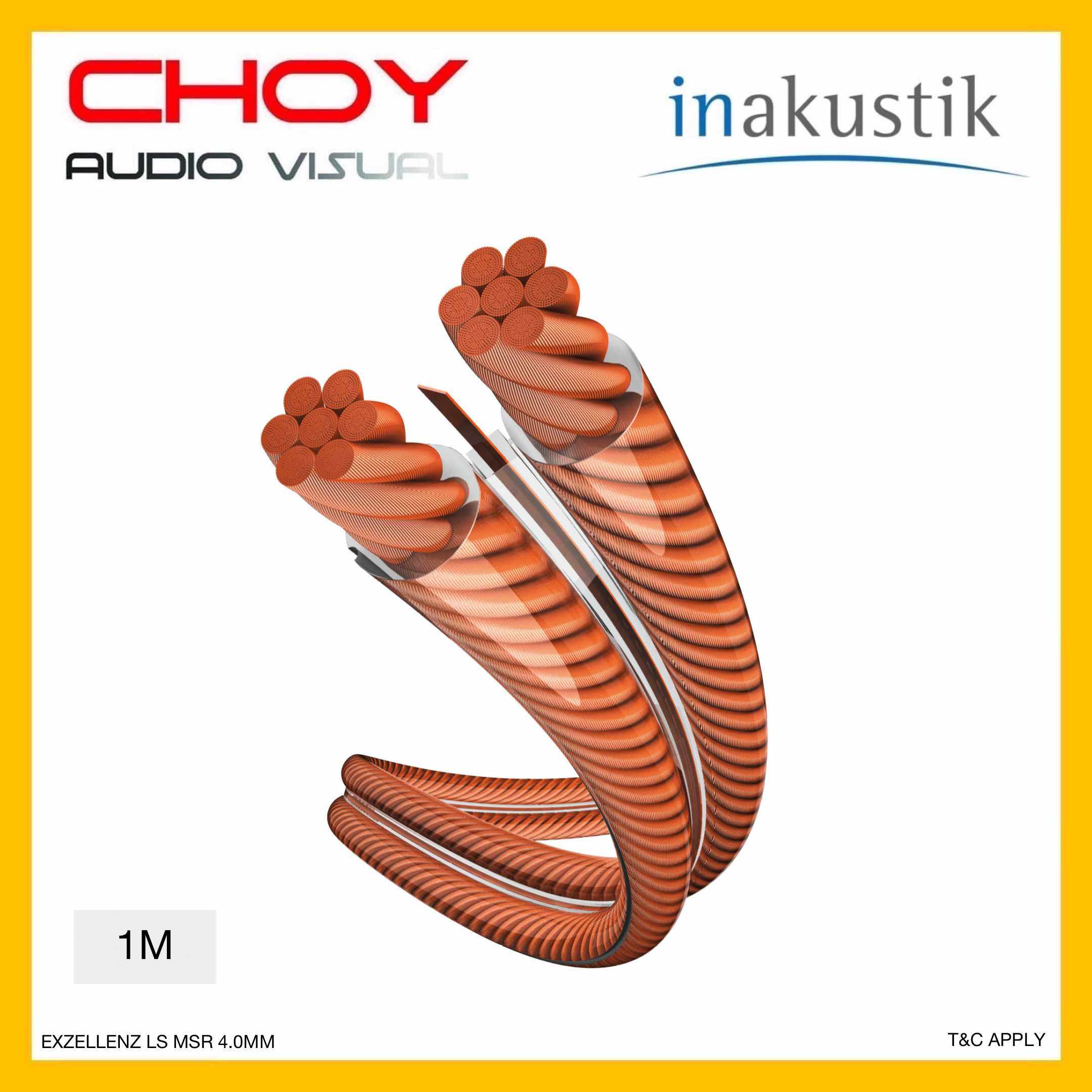 Inakustik Excellence LS MSR 4.0MM Speaker Cable Loose | Lazada
