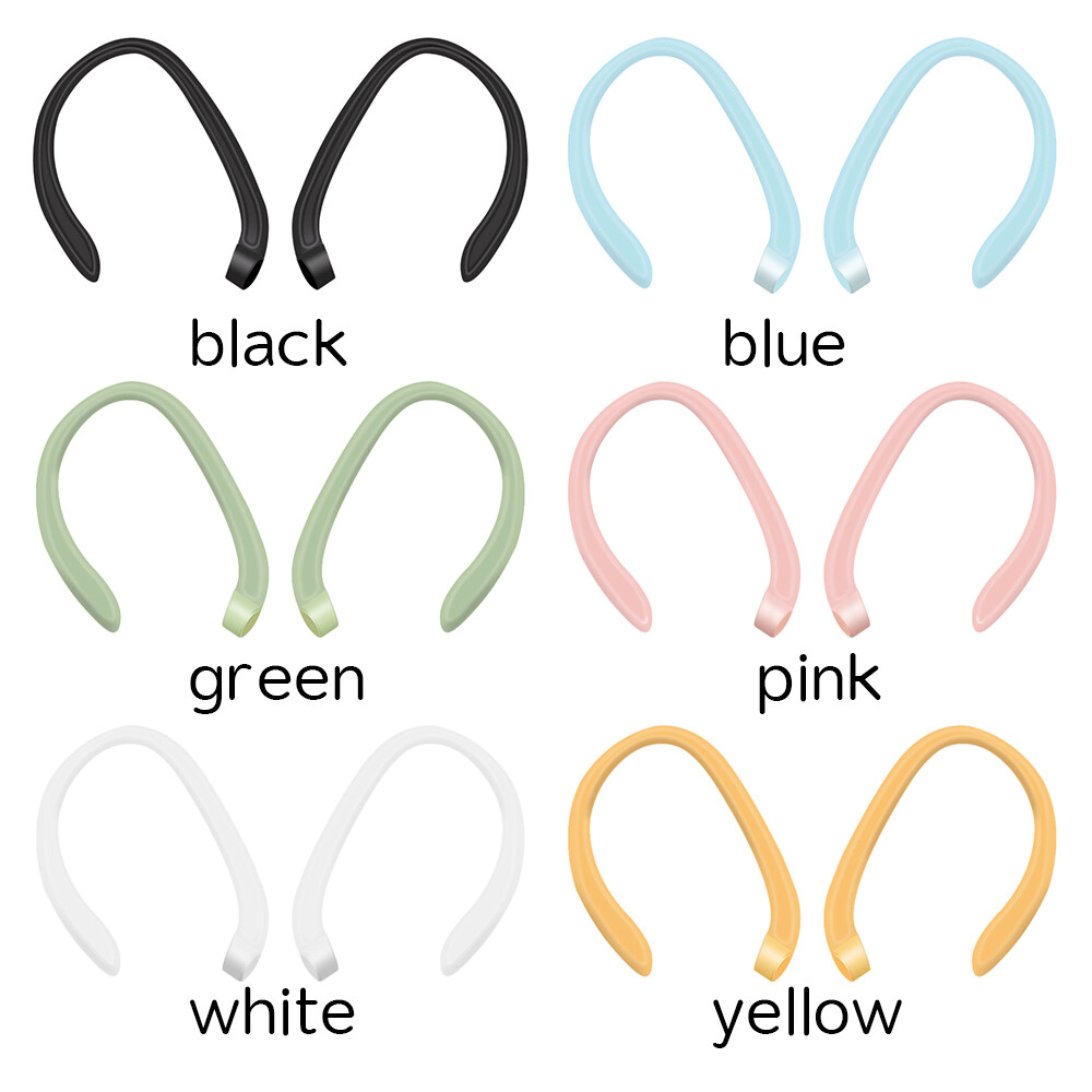 1 Pair Light Silicone Accessories Sports Anti-lost Ear Hook Earphones ...