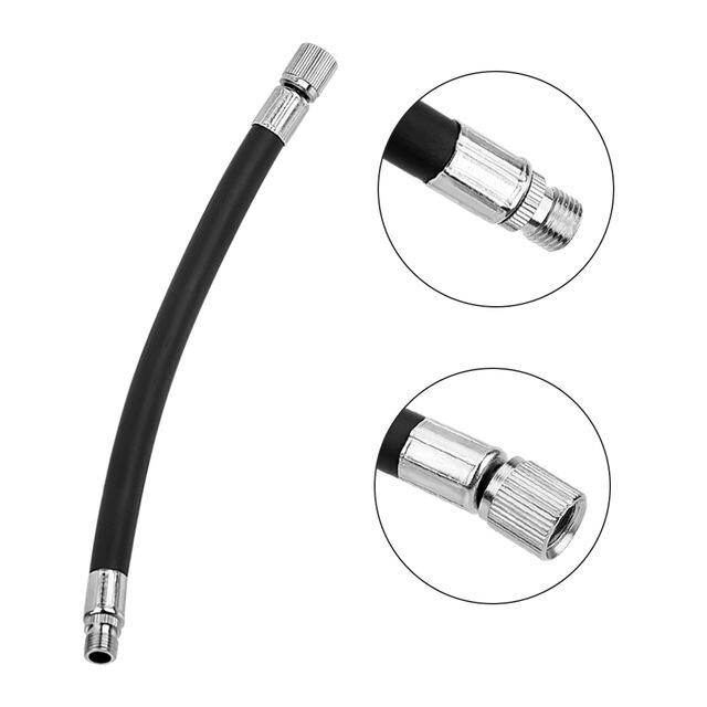 1PC รถวาล์วอะแดปเตอร์ Inflater Air เครื่องสูบน้ำ Extension ท่อจักรยาน ...