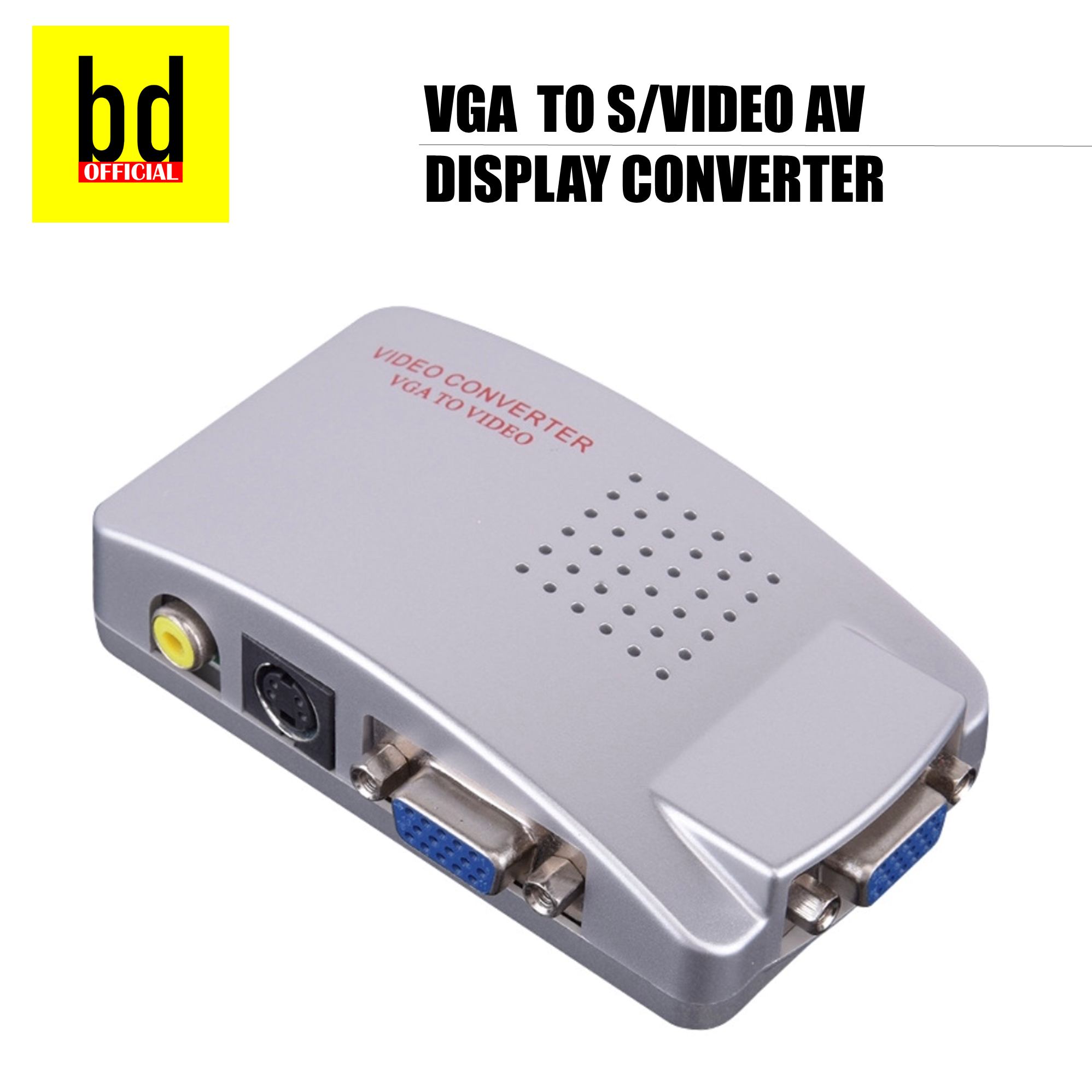 BNC to VGA S-Video , AV to VGA , VGA to AV Converter CCTV Camera Laptop ...