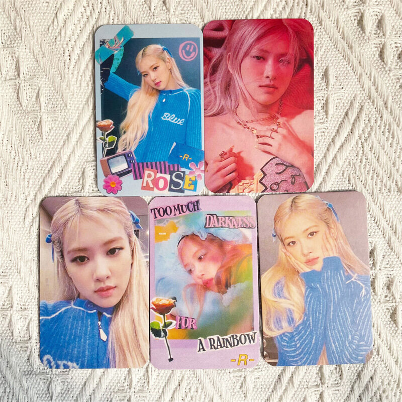 ROSE Album -R- PhotoCards Rose Solo Photo Cards Blackpink Rose First ...