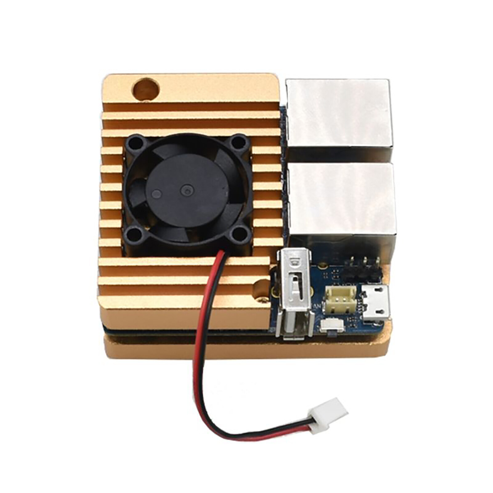 มินิเราเตอร์แหล่งจ่ายไฟโมดูลบอร์ด CNC พร้อมพัดลมสำหรับ NanoPi R2S ...