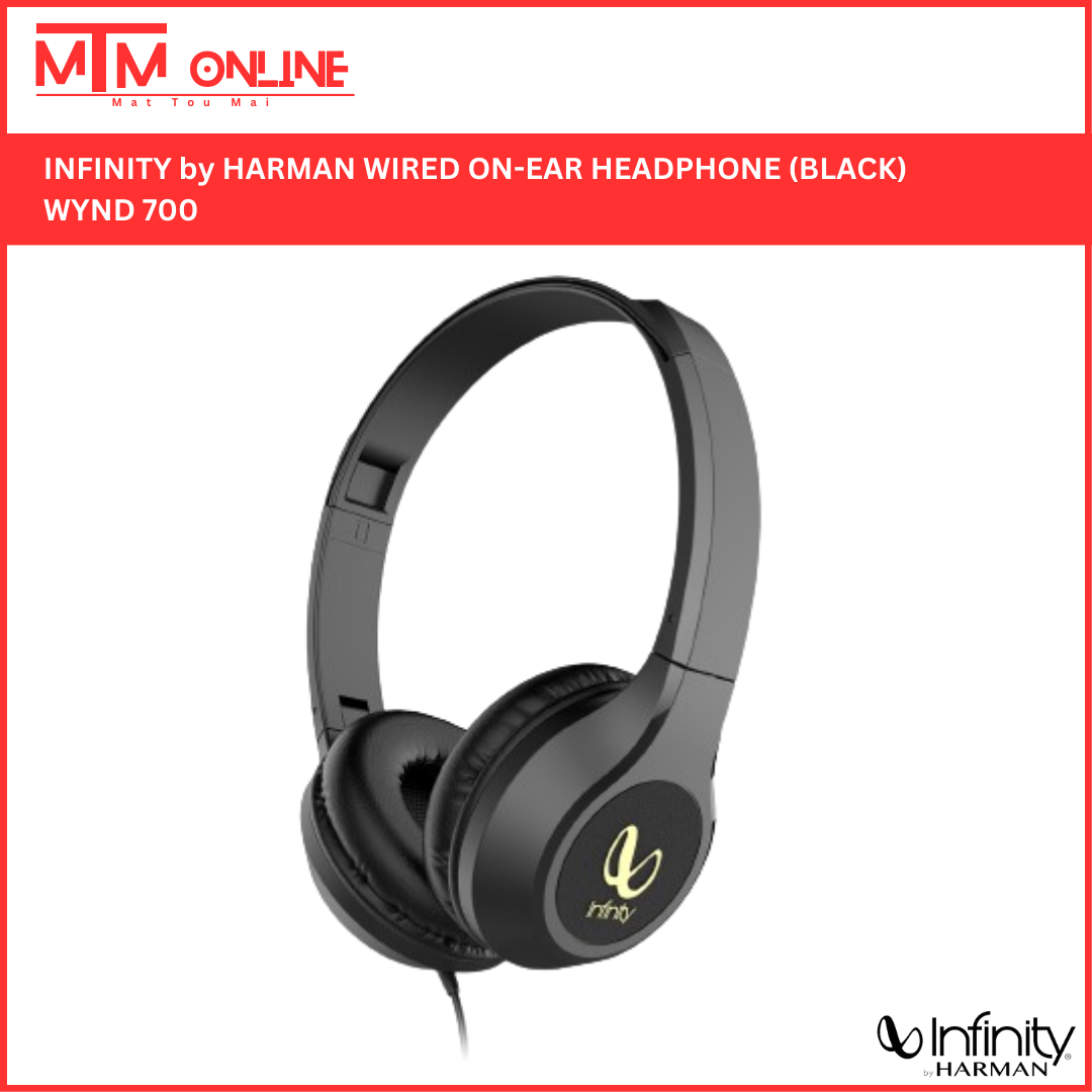 Infinity By Harman Wired On-Ear Headphones WYND 700 | Wired Headphones ...