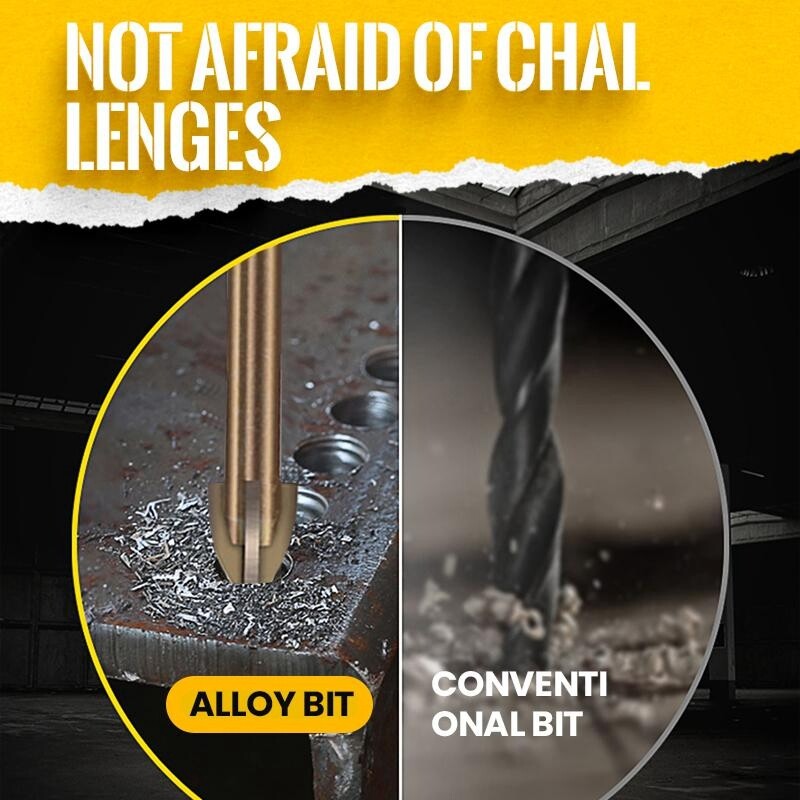 5PCS Efficient Universal Drilling Tool Multifunctional Cross Alloy ...