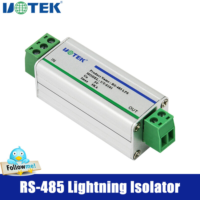 UOTEK Industrial Grade RS-485 Lightning Isolator Arrester RS485 Isolation Module Surge Protector ...