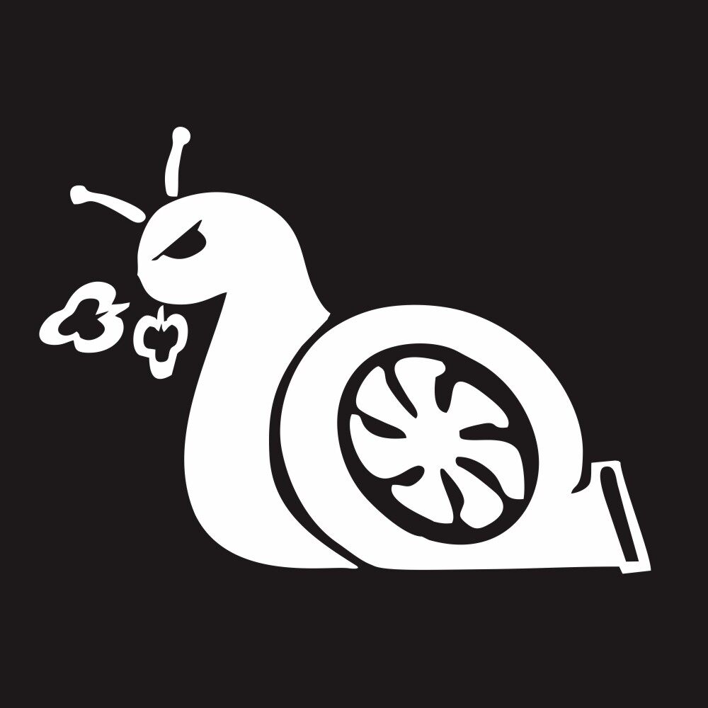 3Dสติกเกอร์รถAngry Snail Driftรถแข่งจัดแต่งทรงผมเทอร์โบหอยทากCool ...