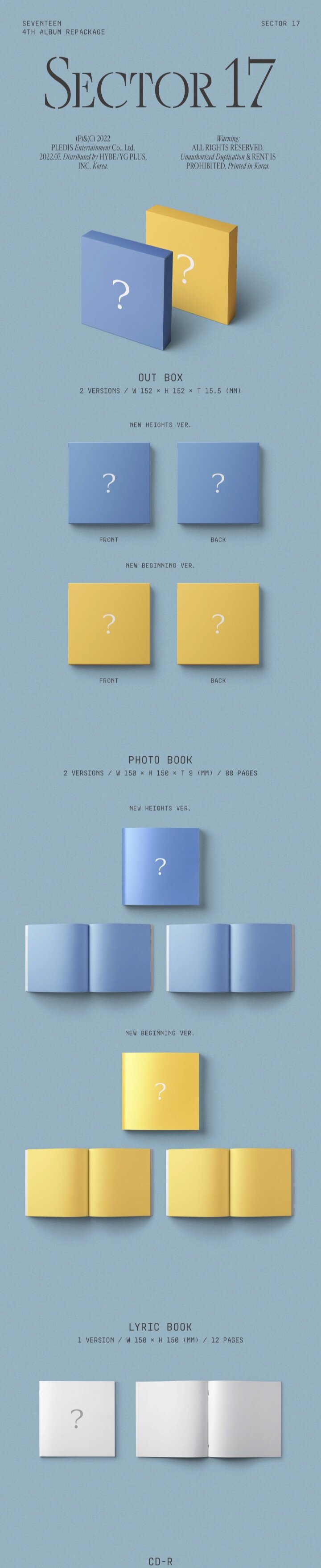 seventeen - SECTOR 17 new heights ver new beginning ver 4th repackage ...