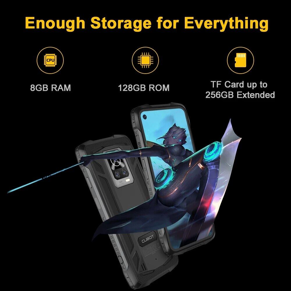 Cubot KingKong 7 8GB + 128GB NFC IP68และ IP69K สมาร์ทโฟนรุ่นสากลที่ทนทานกันน้ำ6.36 "FHD + 64MP ...