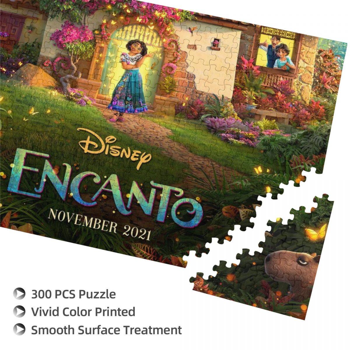 Encanto Puzzle Theme 300 Piece Puzzle Assembled Toys Puzzle Jigsaw Toy ...