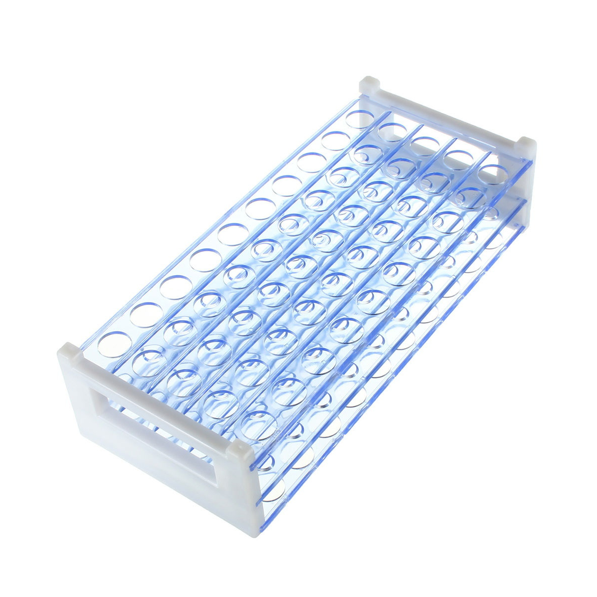 Plastic Test Tube Stand Bracket Rack for 12-13MM Test Tubes 50 Hole ...